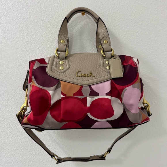 Coach | Bags | Coach Multicolor Patterned Satchel | Poshmark